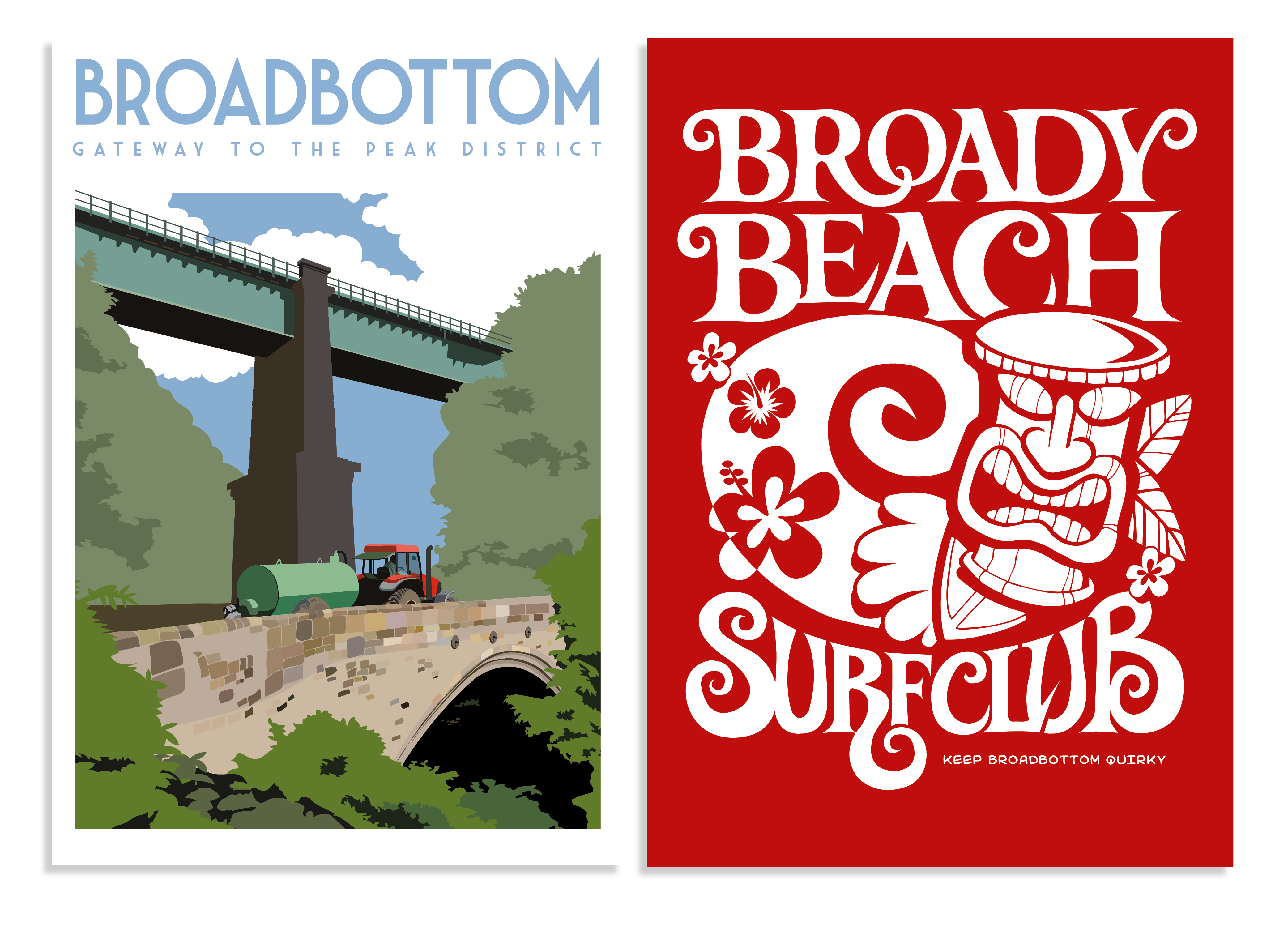 Broadbottom Village Graphics – Charlie Snowdon Graphic Design